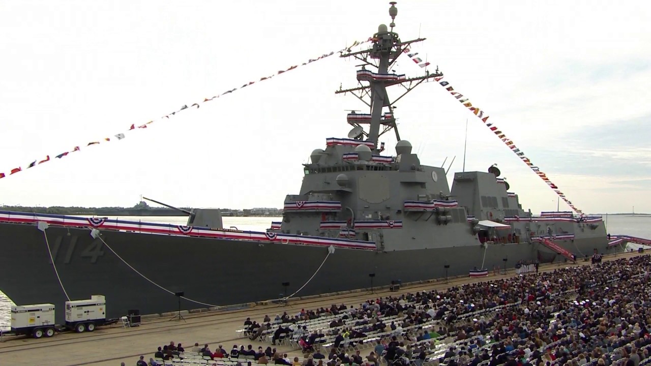 VIDEO: Navy Commissions USS Ralph Johnson (DDG 114)